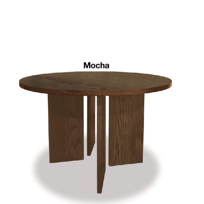 Connect Dining Table 1200dia - Plinth Base – Paulas Home & Living