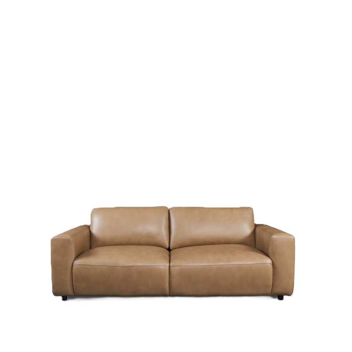 Luca Sofa - Tan leather Cat 50 - 2 Seater – Paulas Home & Living