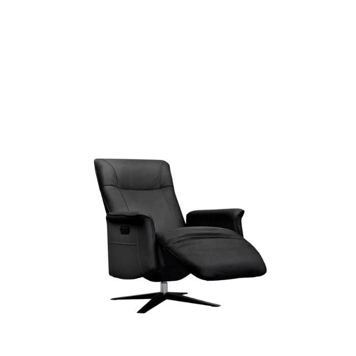 Palve Electric Recliner Chair - ultimate comfort - Black Leather Cat 15 ...