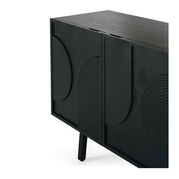 Arc Sideboard - Black - 2000w - Paulas Home & Living