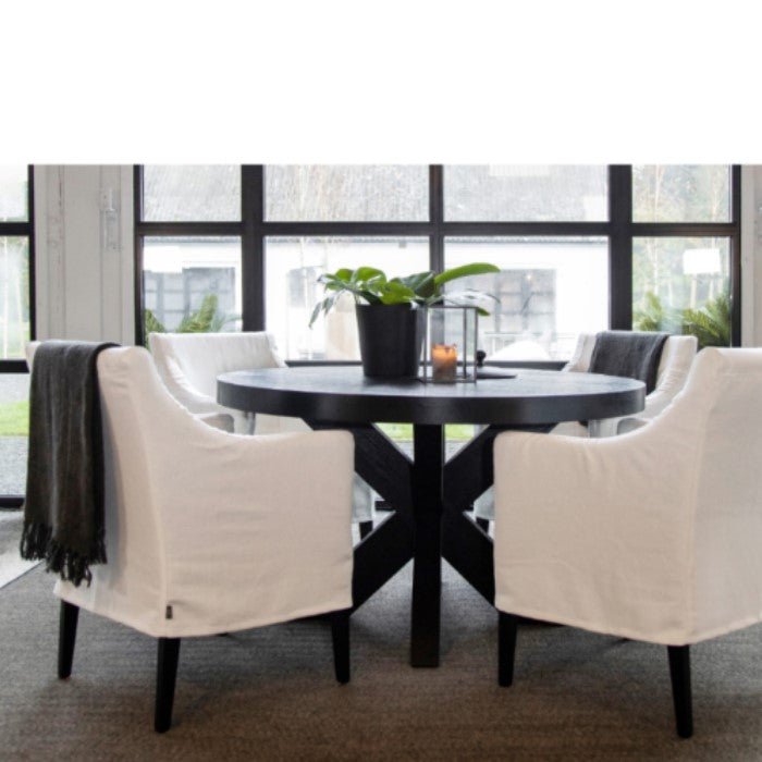 Hunter Dining Table 1300dia - Paulas Home & Living